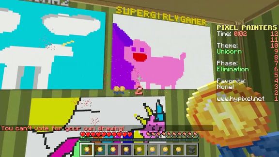 我的世界:你画我猜,没有对比就没有伤害