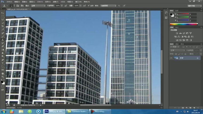 psCS6完全自学手册:第76讲,增加楼层高度