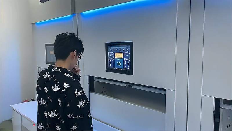 智能回转箱档案文件自动选层柜