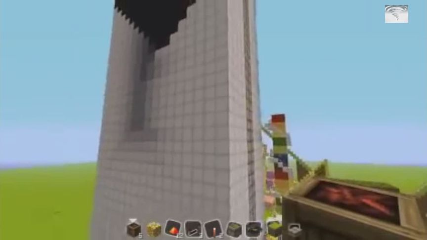 我的世界:100层上下的活塞电梯,超牛的!