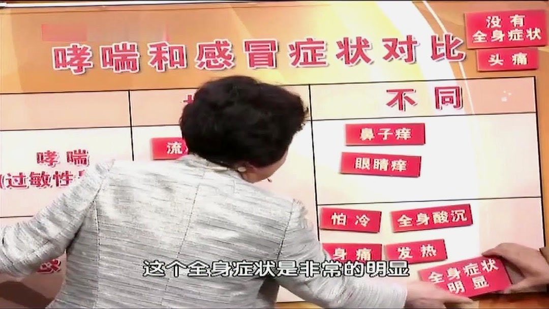 感冒和哮喘太相似难区分?通过6大不共性症状,教你轻松分辨病症