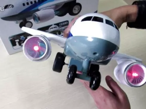 大号玩具飞机模型声光音乐惯性滑行航空客机A380益智宝宝儿童礼物