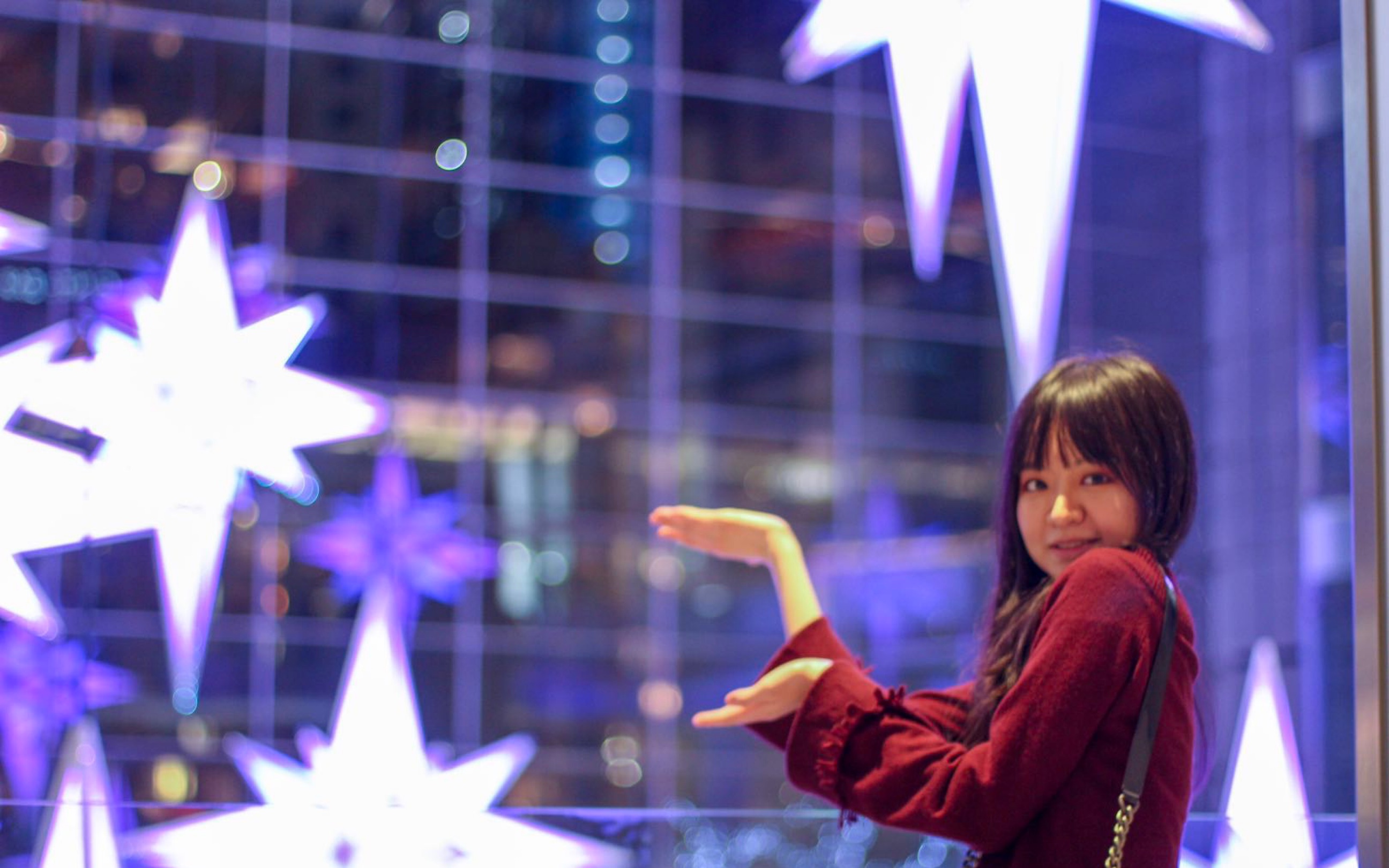 ...吃韩餐/在曼哈顿吃日料,鲜芋仙,吸奶茶/在中国城吃早茶、买蛋挞老婆饼