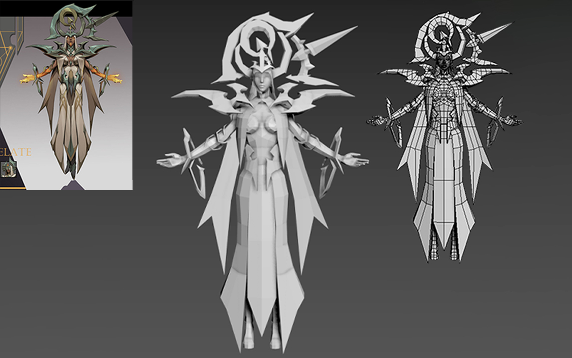 【3dmax】零基础手绘角色模型制作——角色制作入门教程