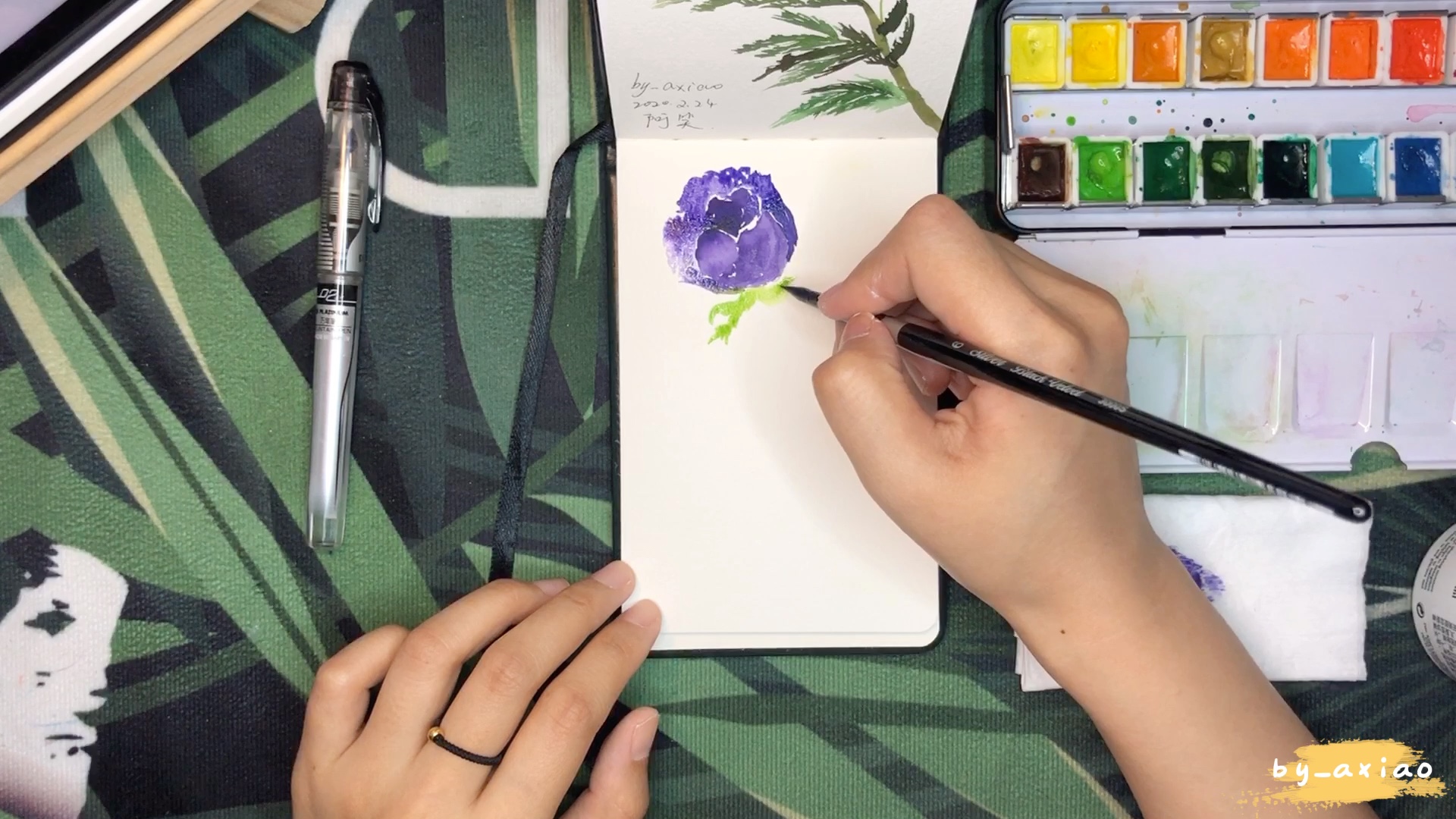 【阿笑的水彩画】超简单的绘画教程