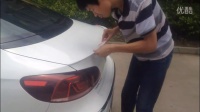 大众CC尾翼安装教程