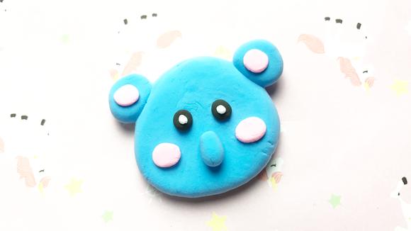 超轻黏土手工教程,教你用黏土做大象,简单易上手