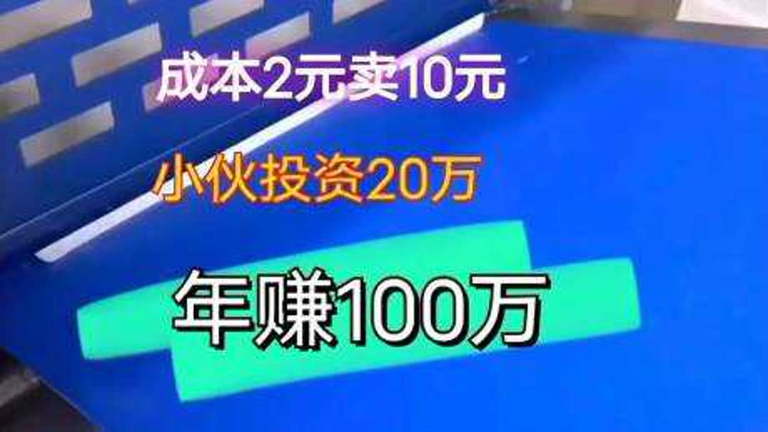 成本2元卖10元,小伙投资20万办加工,利润是百分之80,年赚100万