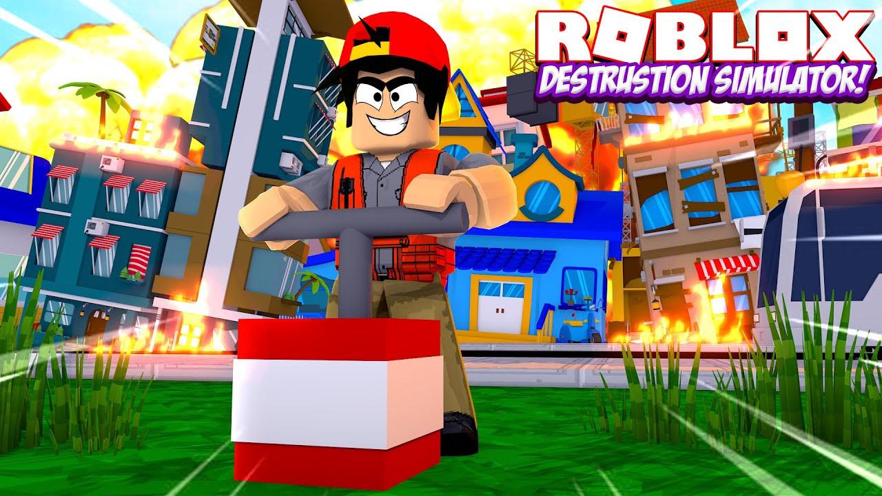 小飞象解说 Roblox破坏模拟器 生活所迫我去工地搬砖了!乐高小游戏