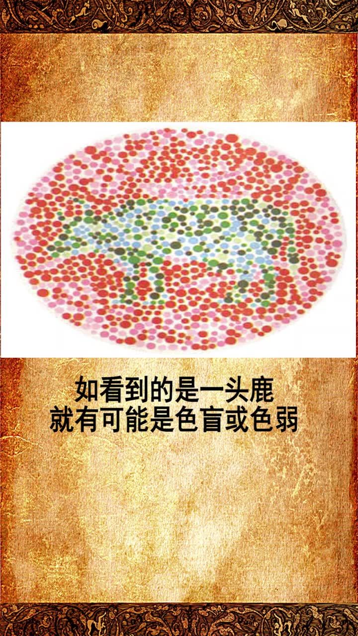 那些关于色盲与色弱的测试