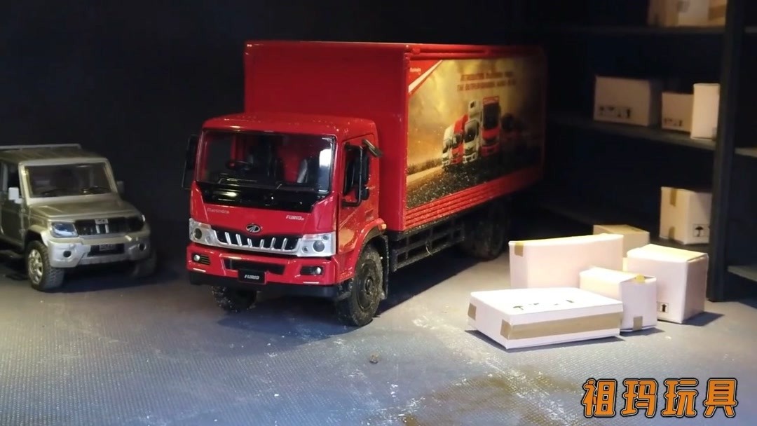 真实汽车模型秀 第13集 迷你货车运输中