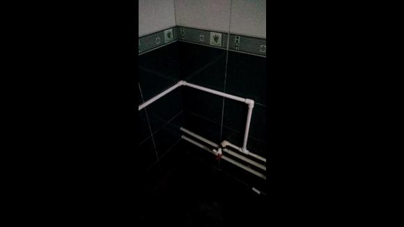 热水器安装 全铺的明管ppr管