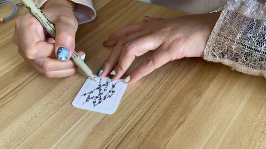 #话不多说先秀一波 #禅绕画 结绳记事