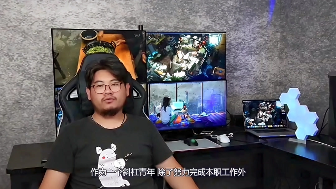 飞利浦显示器四连屏体验