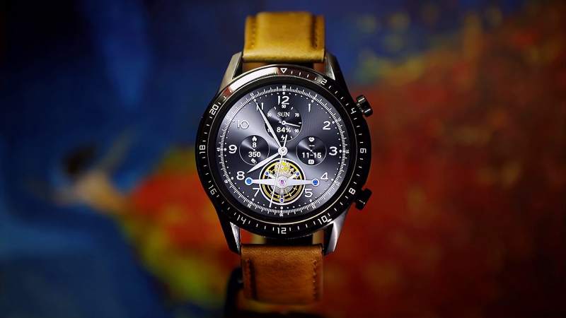 华为watch手表表盘《轻奢陀飞落》