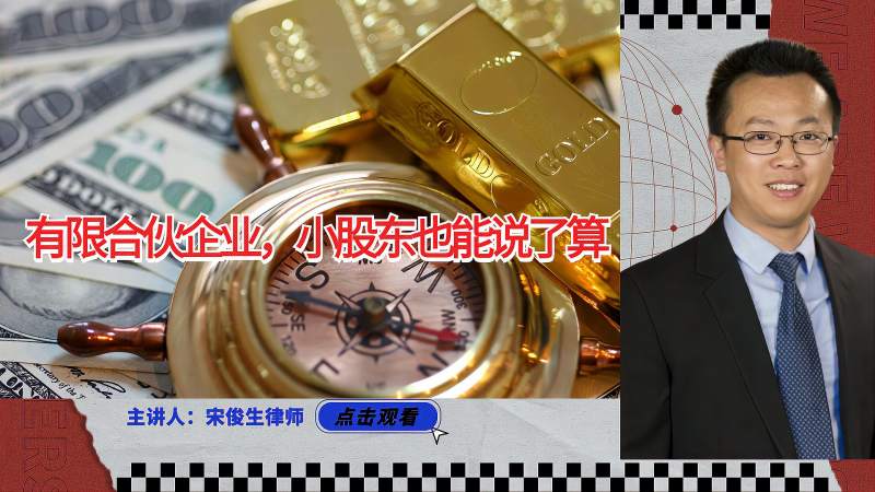 有限合伙企业,小股东做GP,投资最小也可以掌控公司