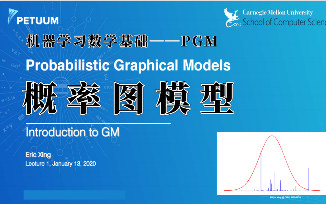 【国家级顶级课程】圈内公认最好的《概率图模型》课程,卡内基梅隆...