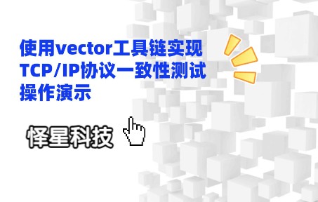 使用vector工具链实现TCP/IP协议一致性测试的操作演示