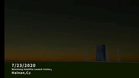 天问一号全程模拟视频