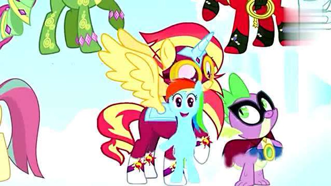 趣味启蒙动画教儿童绘画小马宝莉