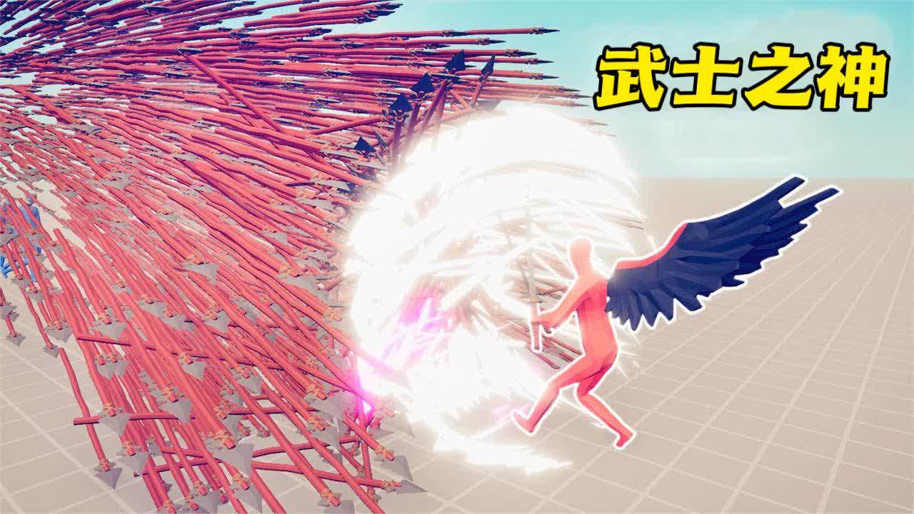 全面战争模拟器:武士之神对战神之兵种,说好的无敌呢?