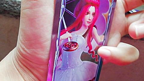 小花仙叶罗丽卡牌拆封