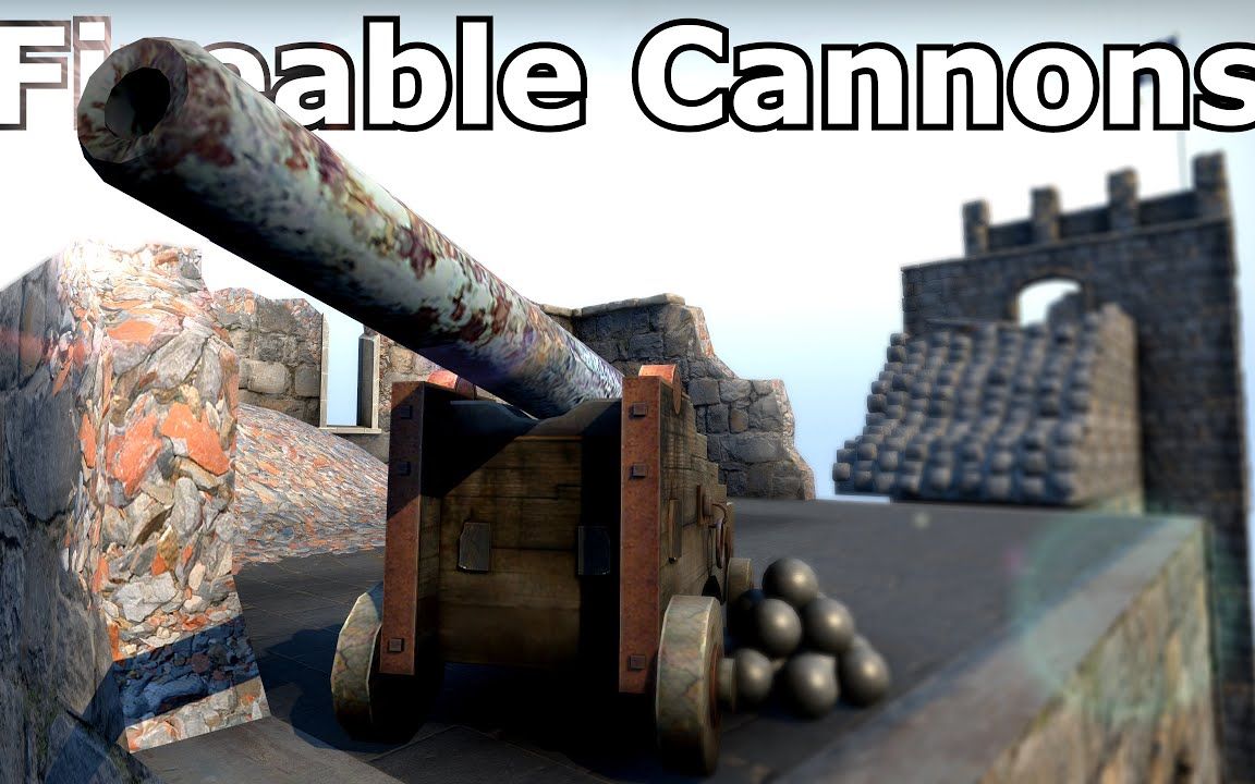 余烬岛(dz_ember)地图更新:添加了可操纵的大炮