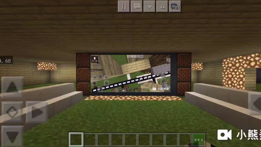 在我的世界里面看电视