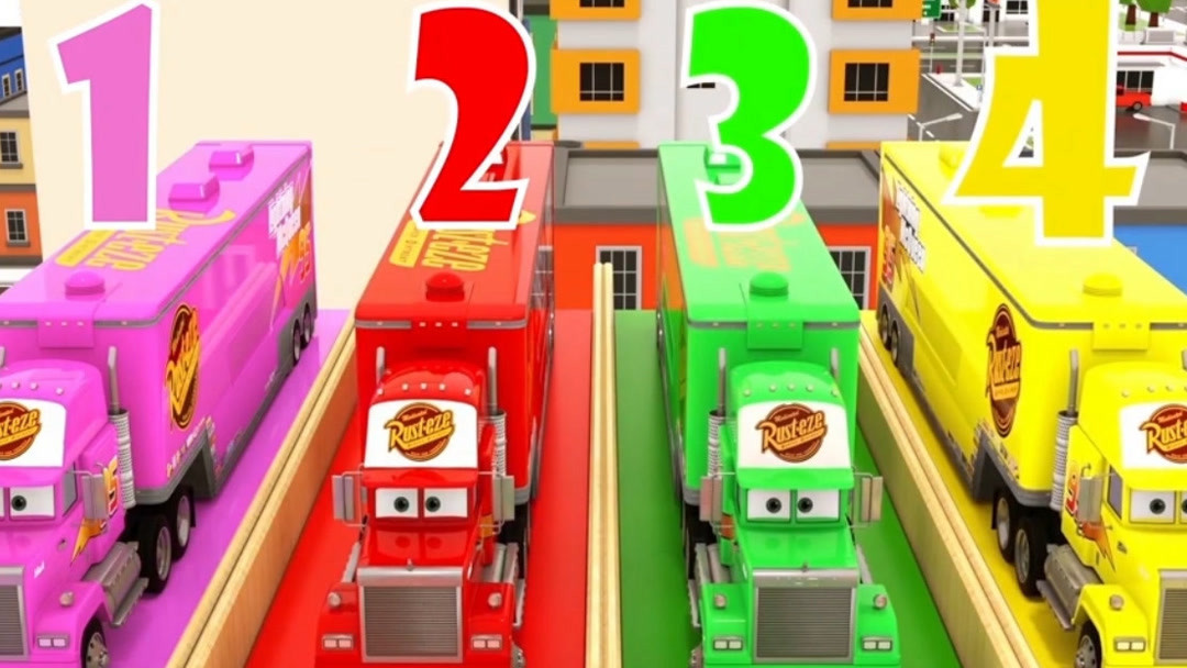 可以识颜色的小视频,各种各样的小汽车都有什么颜色呢,来看看吧