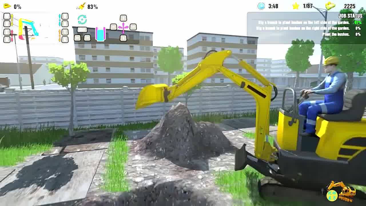 3D挖掘机仿真模拟工作 挖掘机游戏视频