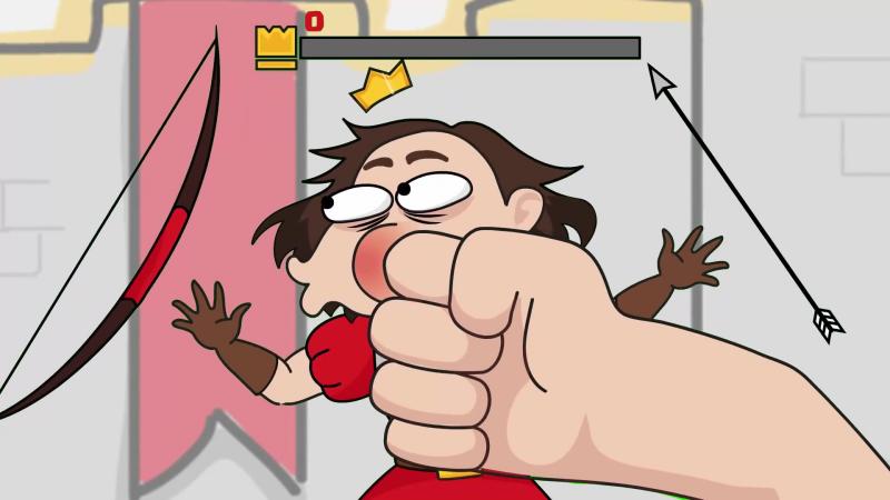 皇室战争系列动画,巨人去拆塔,皮卡超人阻止可惜移动速度太慢!