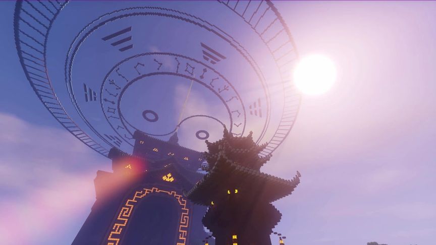 我的世界蜀山仙侠世界地图游览,感受神仙气息