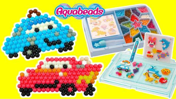 赛车总动员魔法水溶豆DIY拼图玩具(一)