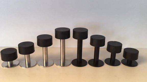 实拍视频,本厂304免打孔两用门顶,房门防撞门碰