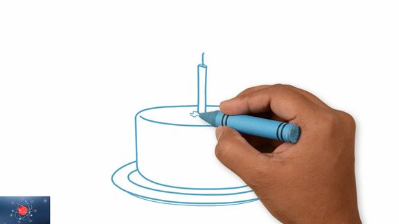 零基础手绘:如何快速画出一块蛋糕