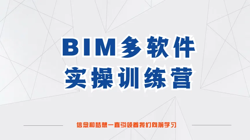 BIM多软件实操训练营33.Revit主体样板