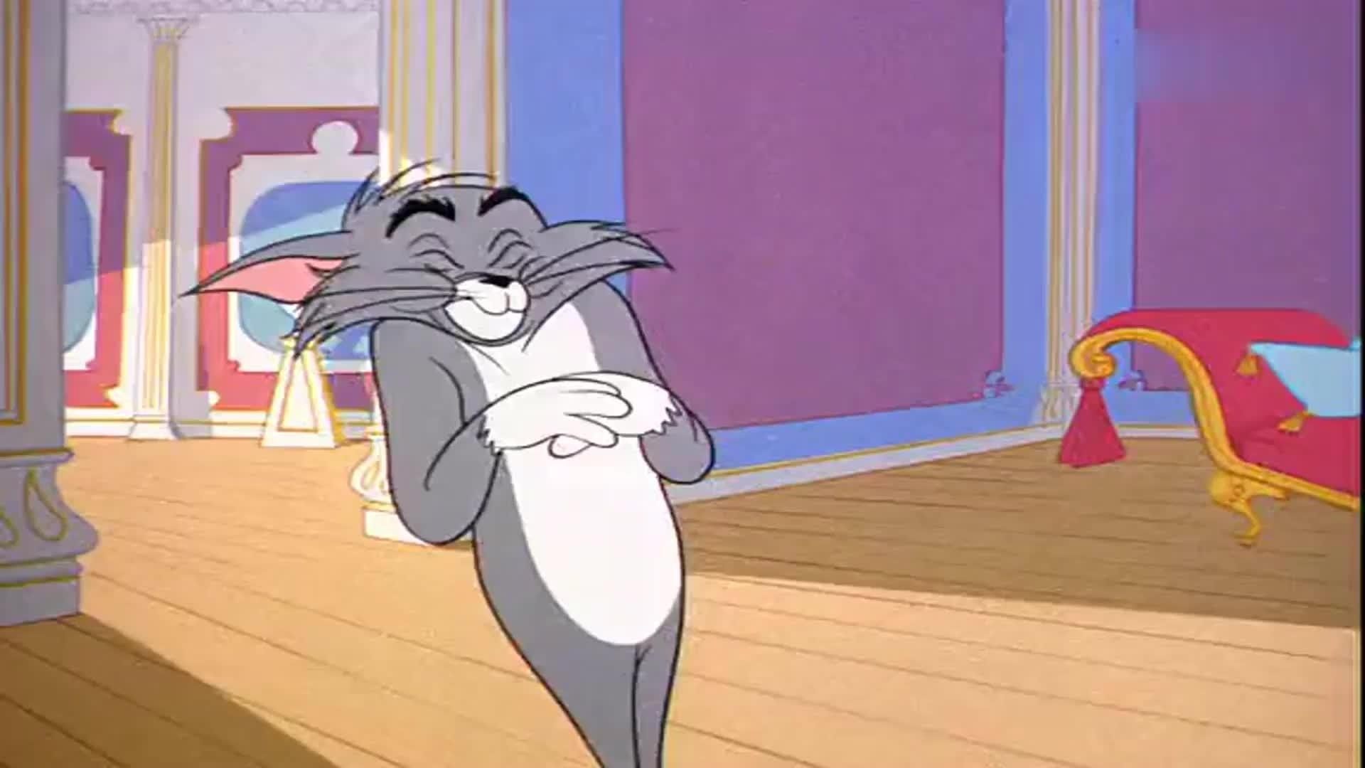 猫和老鼠:杰瑞和汤姆决战,小心翼翼的做准备,不料受伤的是自己