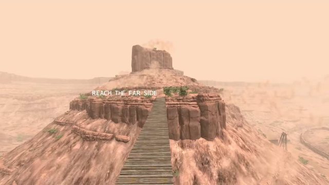 汽车过浮桥,行驶到一半时,桥梁从中间断开车祸模拟游戏