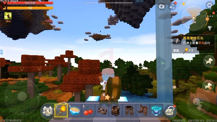 迷你世界沙漠生存2:重新开生存,地形无敌