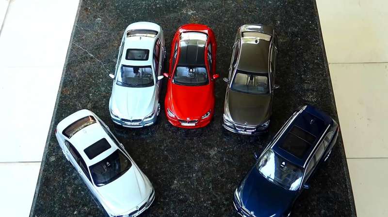 实拍:汽车模型开箱展示,宝马汽车特辑