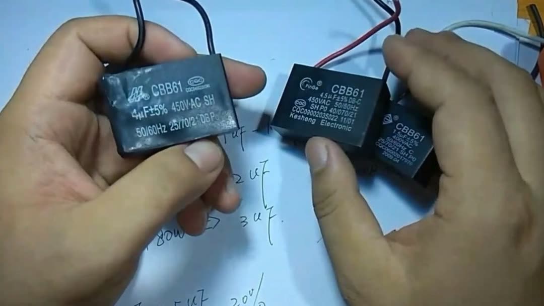 家里70W的电风扇配多大的电容?怎么测电容的好坏?