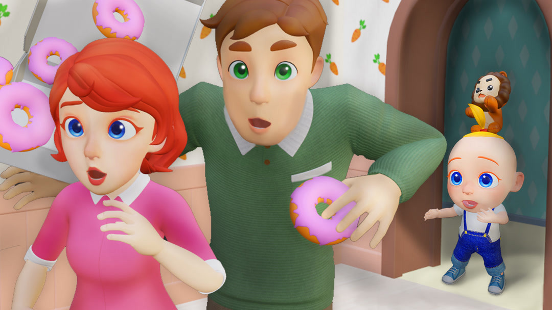 加油宝贝佑佑 第32集 宝贝佑佑益智动画 爸爸妈妈偷吃甜点被发现