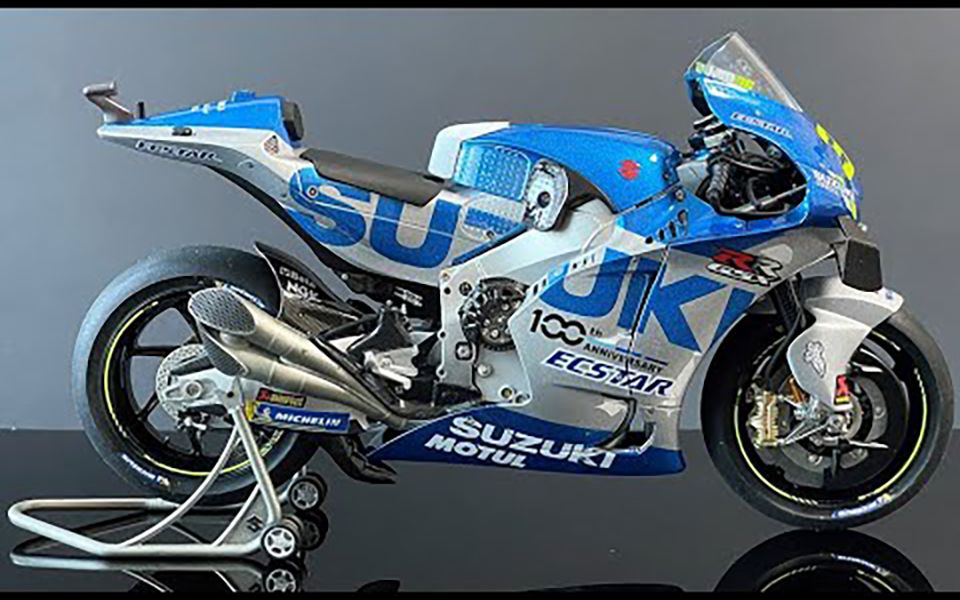 ...田宫1比12铃木队Ecstar GSX-RR '20 -摩托车模型制作(戳本视频介绍...