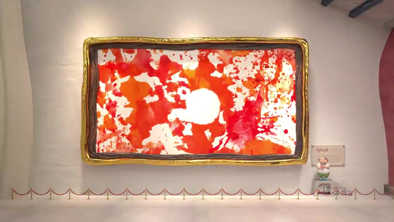 【搞笑动画短片】一幅名画的诞生