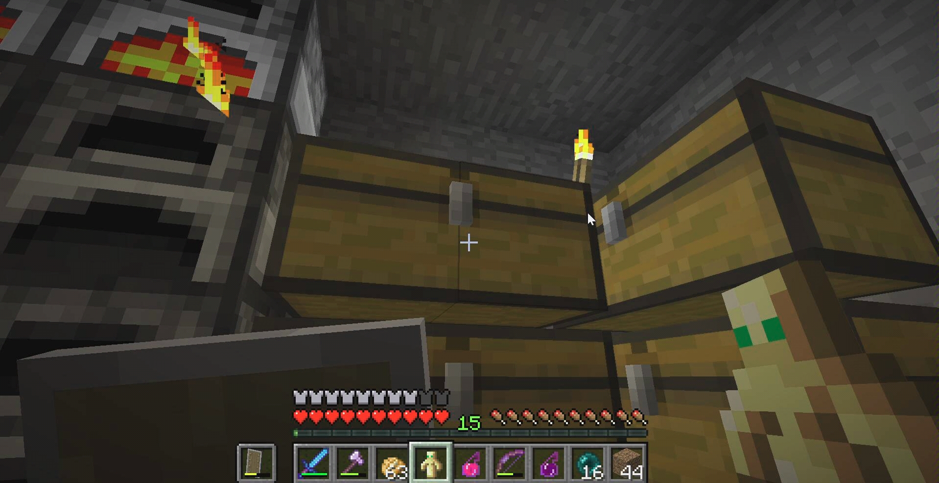 我的世界生存:教你做小黑塔,哈哈。好多经验