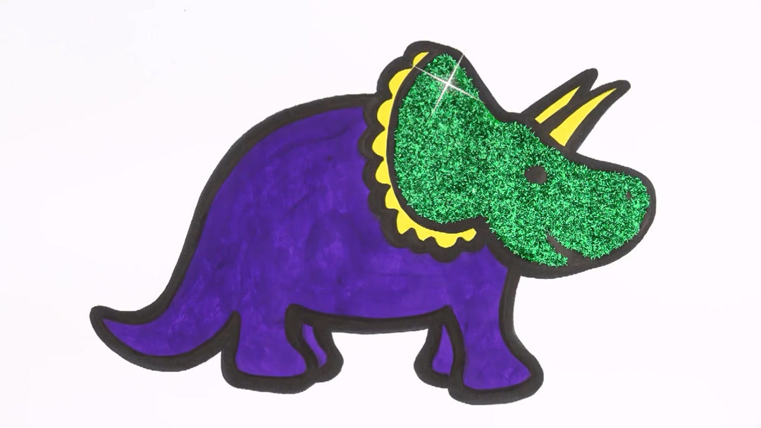 简易画教你画三角龙