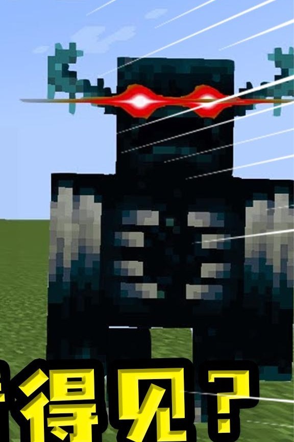我的世界:MC的循声守卫是真的看不见吗?用他的视角观察