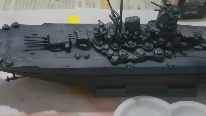 入坑模型上色涂装军舰4