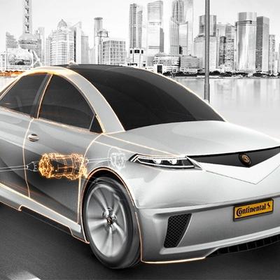 近日,德国汽车零部件制造商大陆集团展示了该公司开发的第三代全...