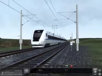 模拟火车CRH1A跑车